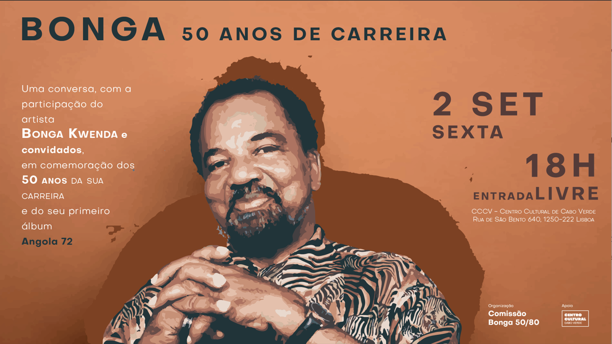 Sessão Cultural | BONGA - 50 anos de carreira - Eventos em Lisboa
