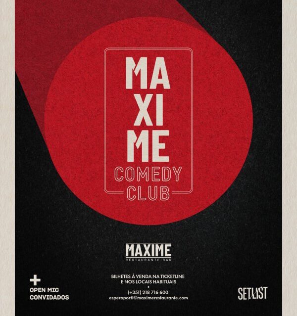 MAXIME COMEDY CLUB - STAND UP COMEDY - Eventos em Lisboa