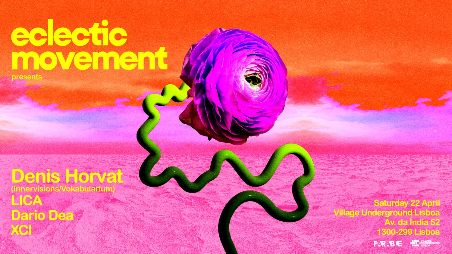 Eclectic Movement invites Denis Horvat - Eventos em Lisboa