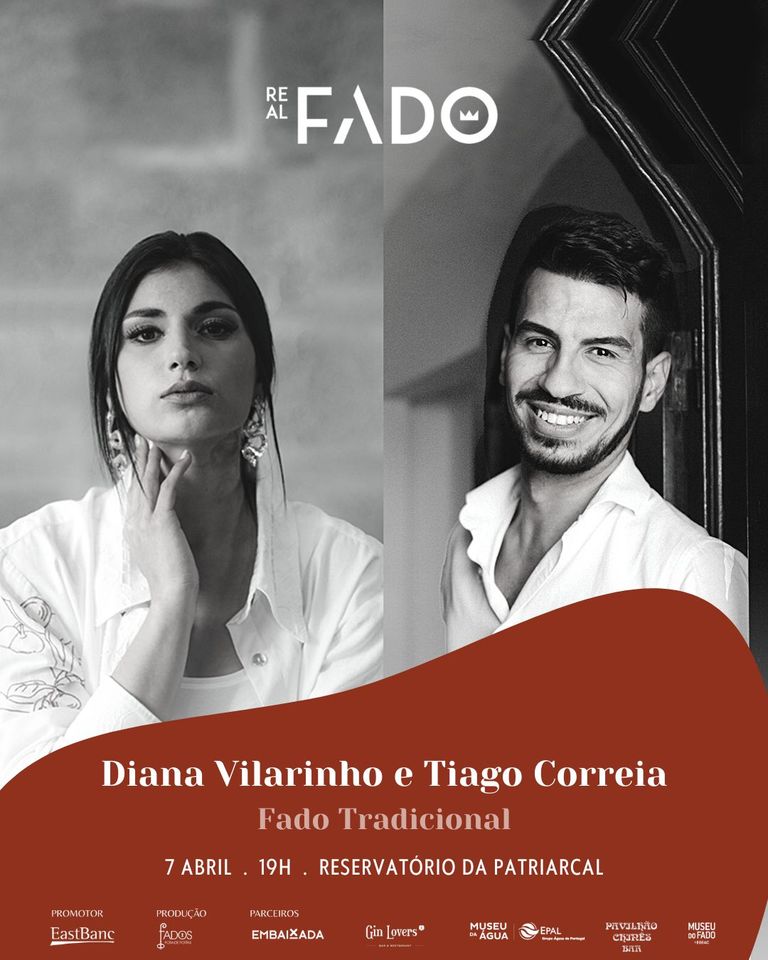 FADO TRADICIONAL com Diana Vilarinho e Tiago Correia - Eventos em Lisboa