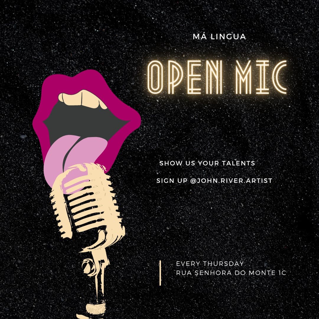 Open Mic No Má Lingua - Agenda Lisboa