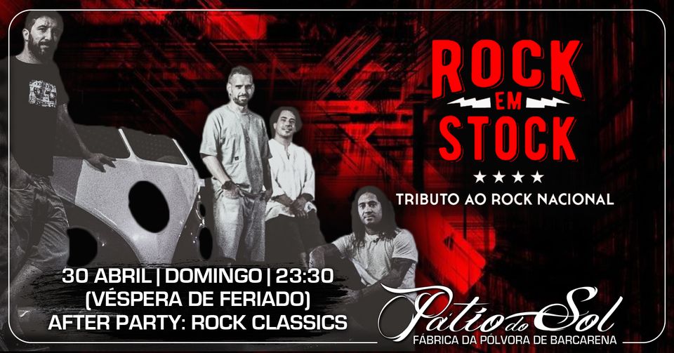 Rock em Stock - Tributo ao Rock Nacional | After Party: Rock Classics ...