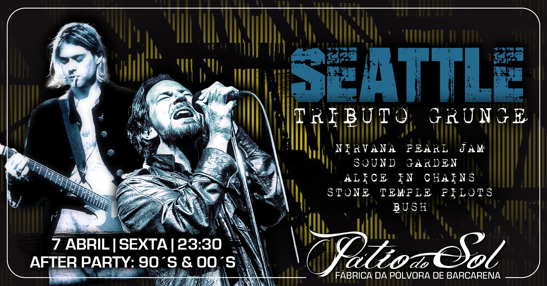 Seattle - Tributo 90´s Grunge - Eventos em Lisboa