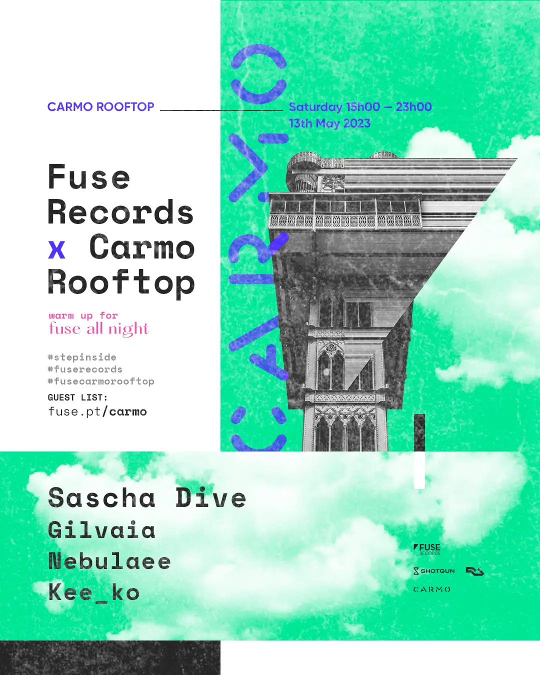 Fuse Records x Carmo Rooftop - Eventos em Lisboa