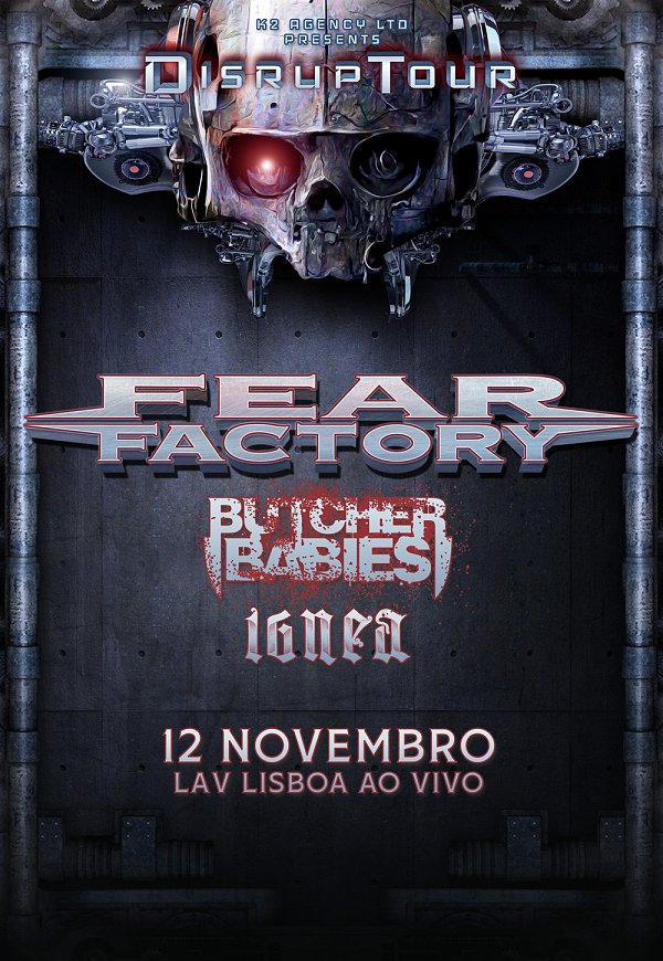 FEAR FACTORY + GUEST - Eventos em Lisboa
