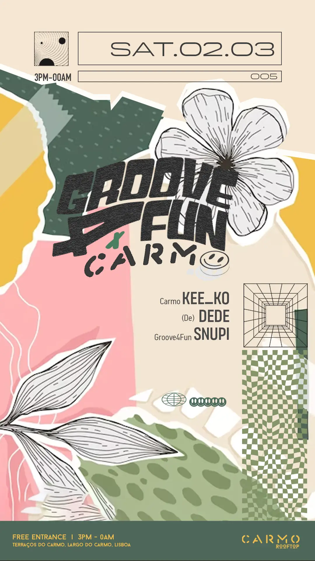 groove4fun W/ DEDE (DE) - Carmo Rooftop - Eventos em Lisboa