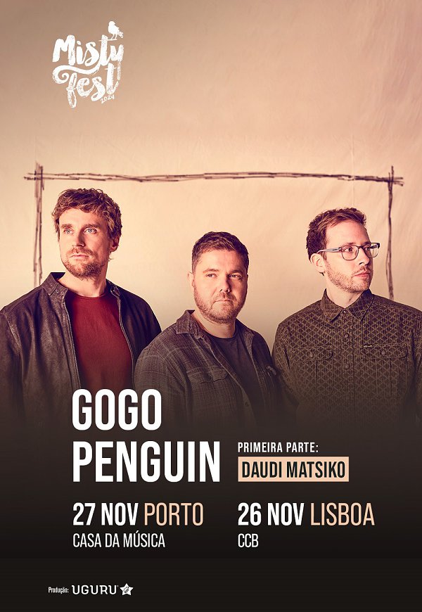 GoGo Penguin | 1ª parte: Daudi Matsiko - Eventos em Lisboa