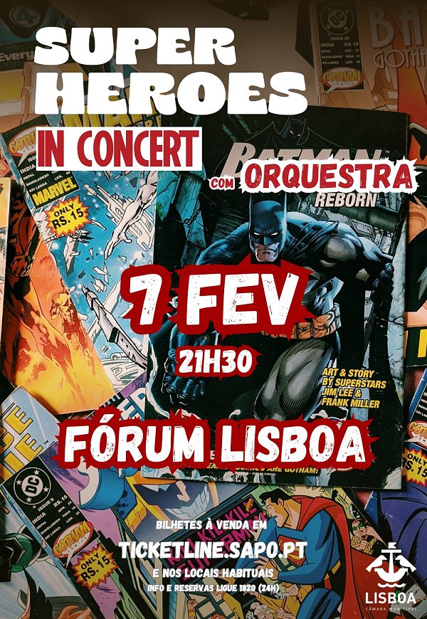 SUPER HEROES IN CONCERT – Um Espetáculo Épico com uma Missão Solidária