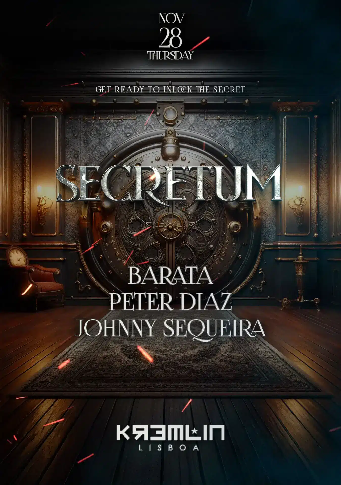Secretum: Barata, Peter Diaz, Johnny Sequeira | Kremlin Lisboa