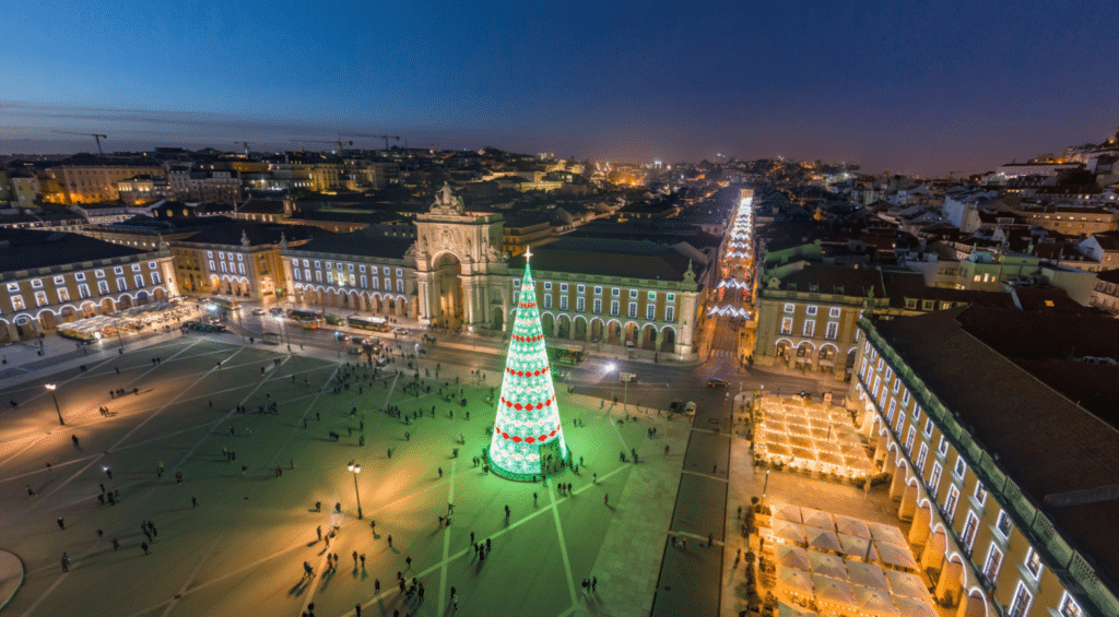 Iluminação da Árvore de Natal em Lisboa 2024 - Terreiro do Paço