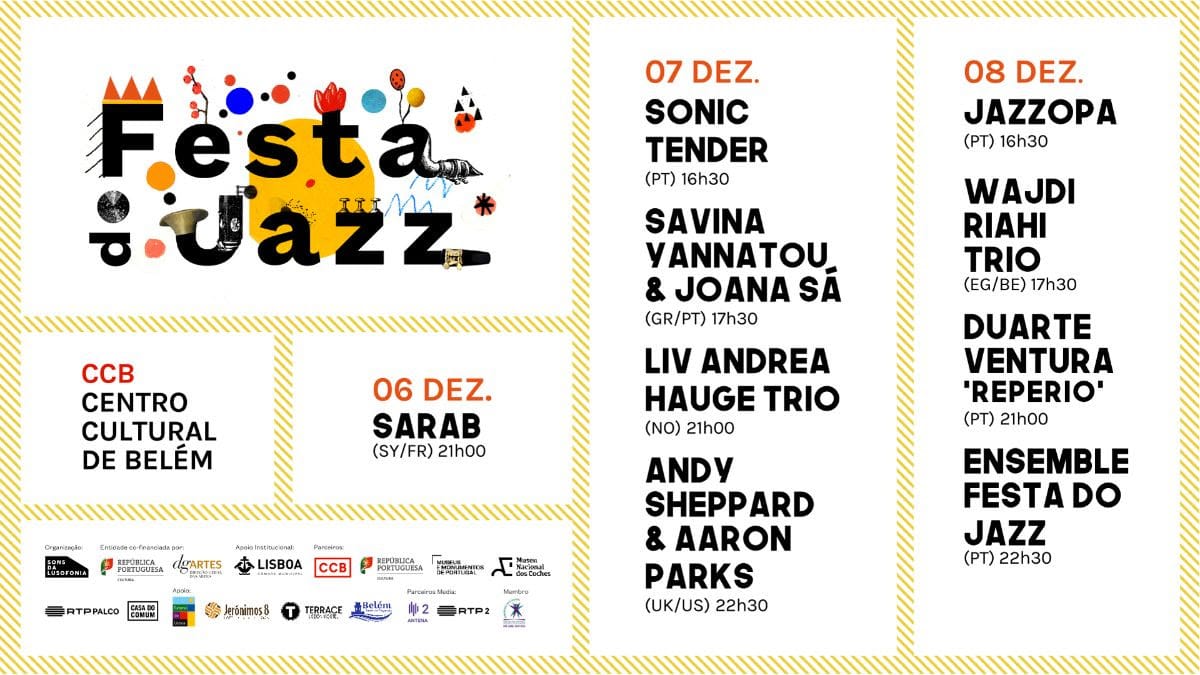 Festa do Jazz 2024 – 22.ª Edição - CCB - Eventos em Lisboa