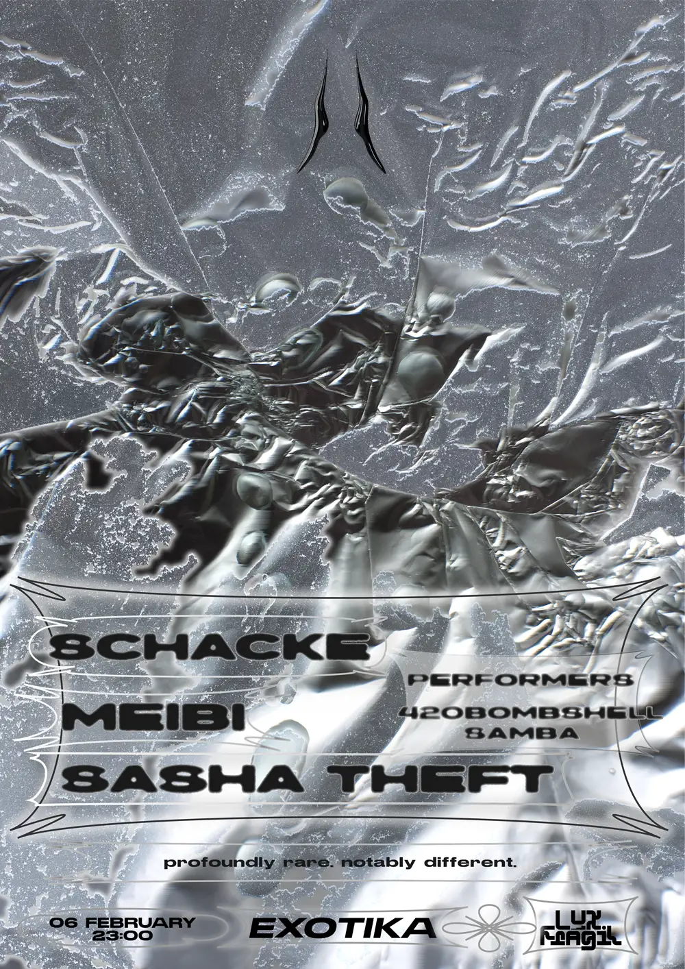EXOTIKA: Shacke, Meibi, Sasha Theft - Lux Fragil