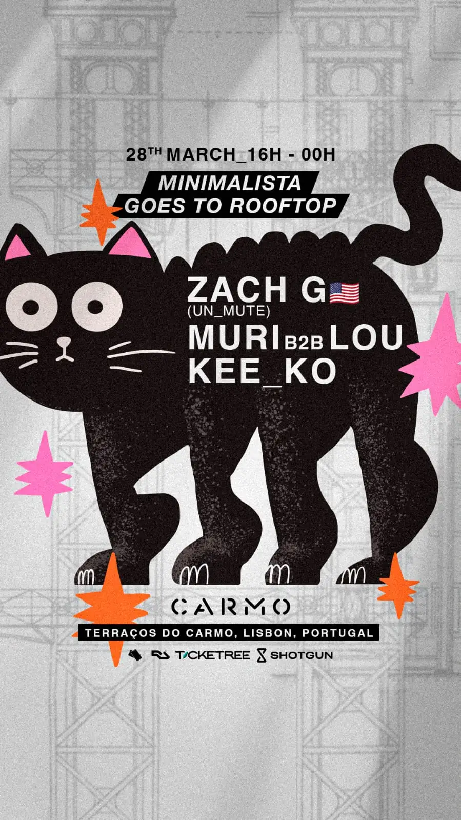 Minimalista come to Carmo - Carmo Rooftop - Eventos em Lisboa