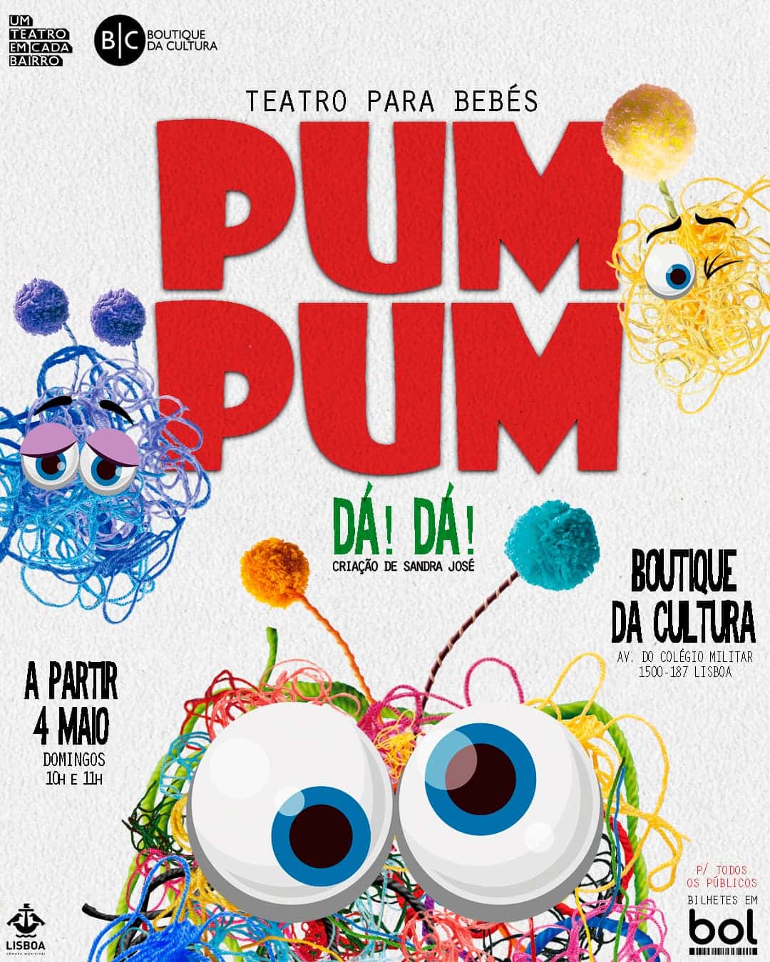 Pum Pum! Dá! Dá! - Eventos em Lisboa
